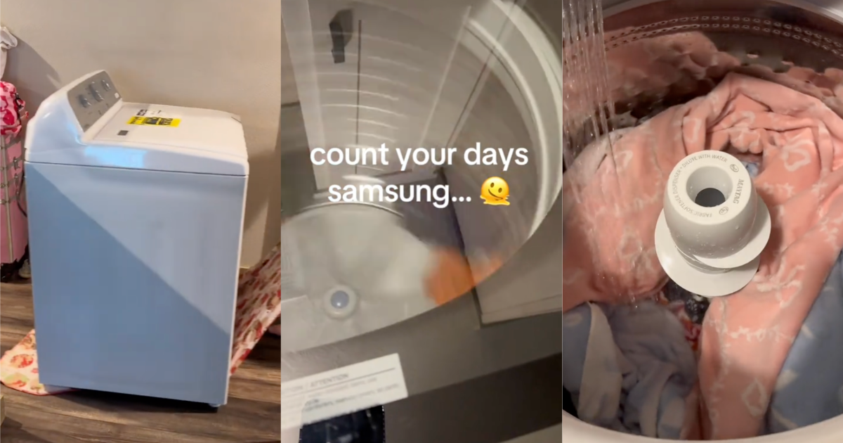 Samsung Washing Machine Owner Got Rid Of Her Fancy Because It Wouldn’t ...