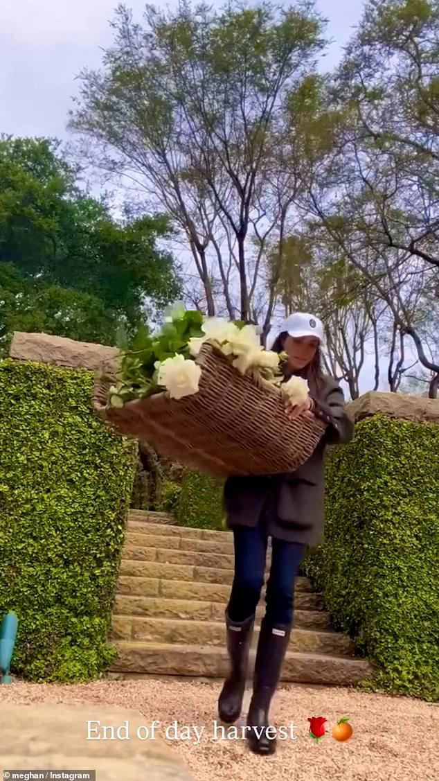 Meghan shares glimpse of her enormous Montecito garden as she shows off ...