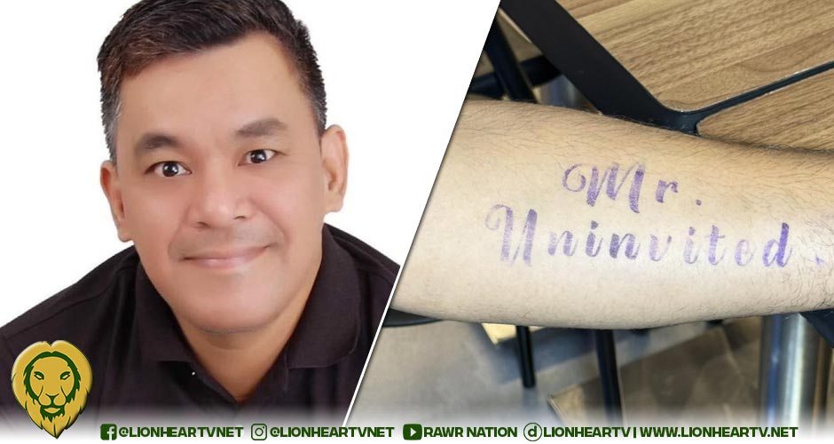 LOOK: Gene Padilla embraces “Mr. Uninvited” label with new tattoo