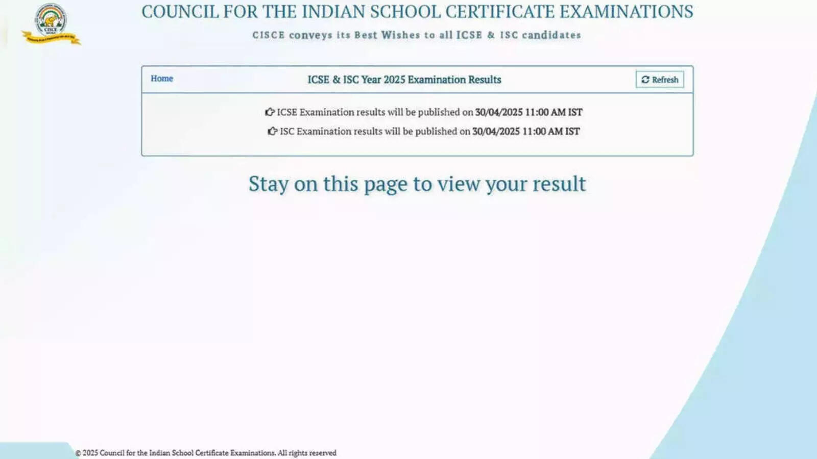 ICSE Class 12 Result 2025 Declared on cisce.org & results.cisce.org, Check Your ISC Scorecard ...