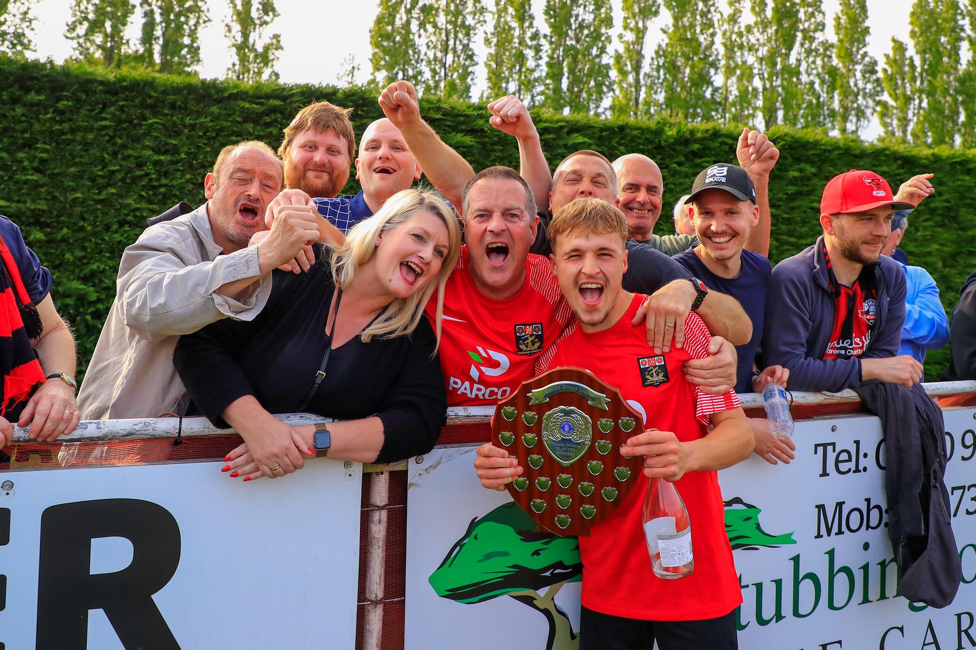 Fareham Town end 32-year wait for silverware with stunning Wessex League promotion