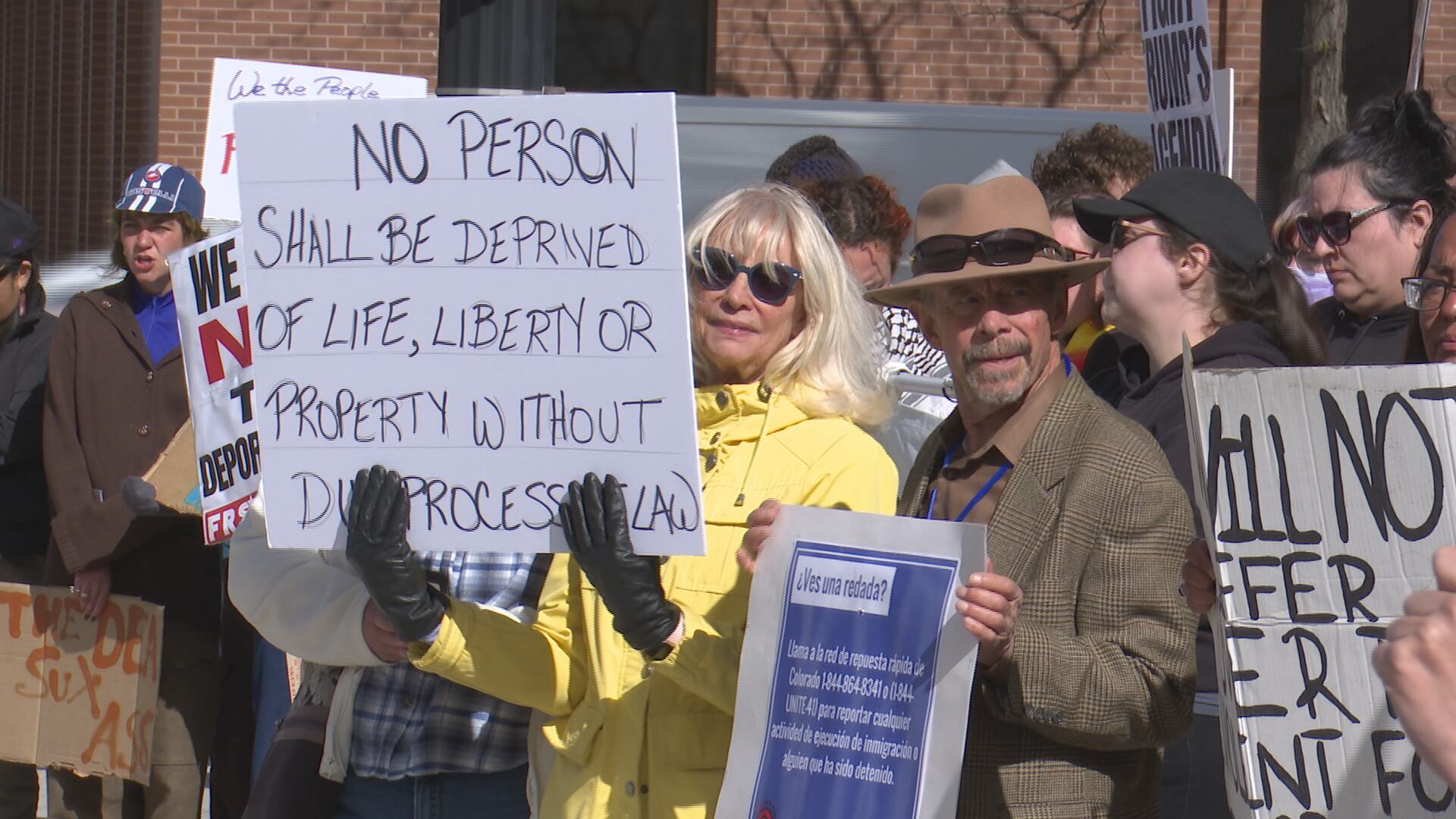 ‘We want transparency’: dozens gather outside El Paso County sheriff’s office in response to ...