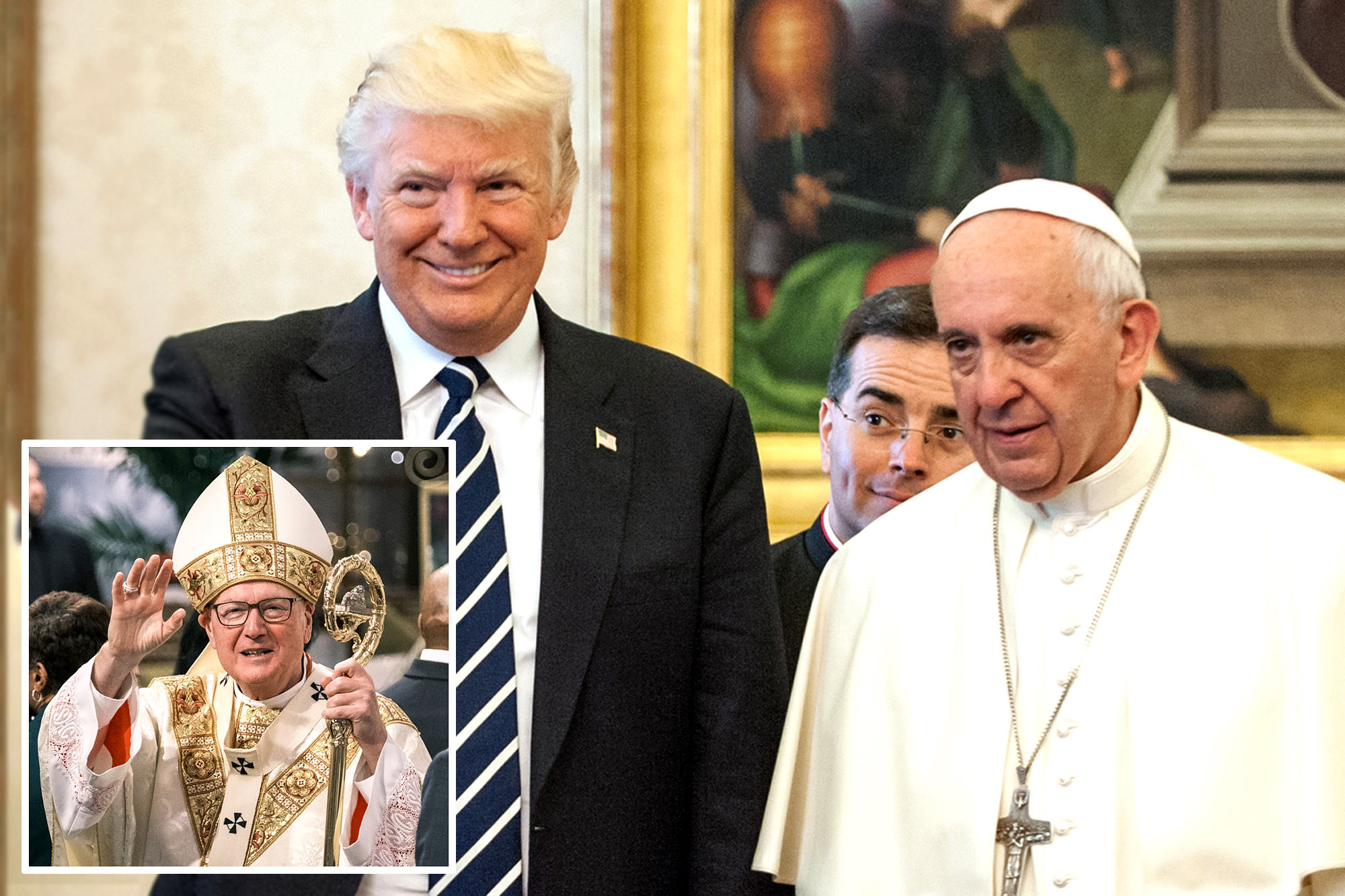 Trump jokes that he’d like to be next pope