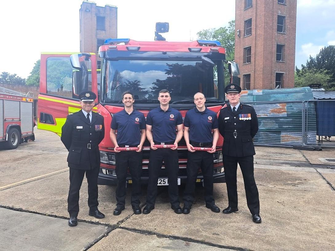 Three firefighters join East Sussex fire service after completing ...