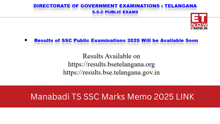 Manabadi TS SSC 10th Result 2025: Direct Link, Marks Memo Download ...