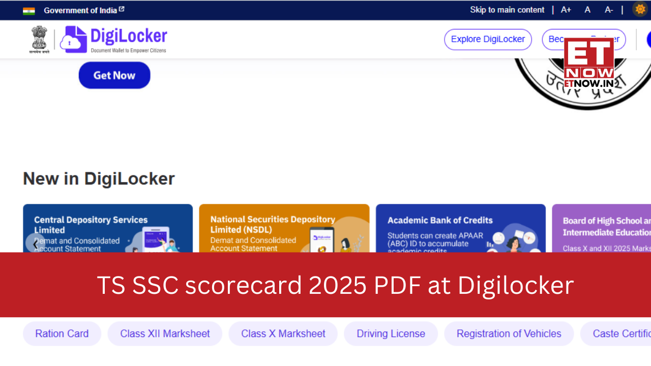 [Digilocker] Bse.telangana.gov.in TS SSC scorecard 2025 PDF at Digilocker; Steps to check