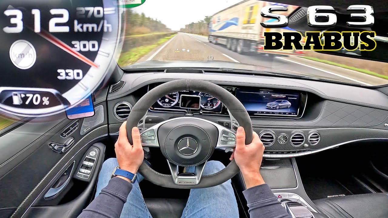 BRABUS S-Class S63 AMG W222 – KING of the Unlimited Autobahn! 👑🔥