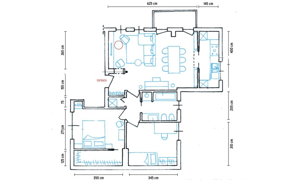Nuovi progetti: senza corridoio ora c’è spazio per un grande living