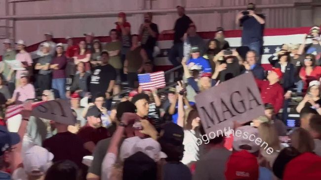 Trump Mocks 'Radical Left Lunatic' During 100-Day Rally