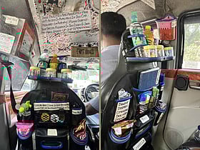 Uber driver turns car into 1BHK on wheels, wins hearts online