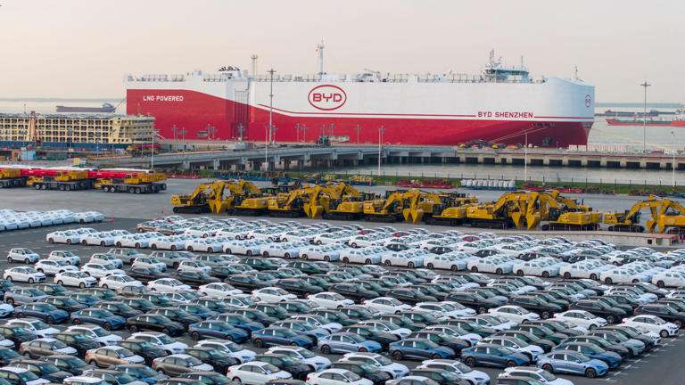 Satellite photos show how BYD's massive European factory is taking ...
