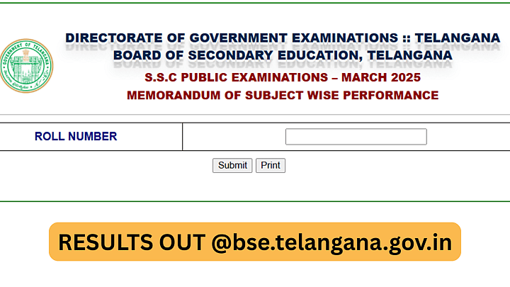 Telangana TS SSC Results 2025 DECLARED: How To Download Marks Memo
