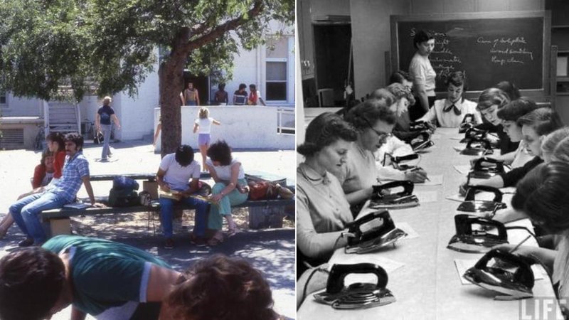 25 Retro Photos Presenting School Days In The Past