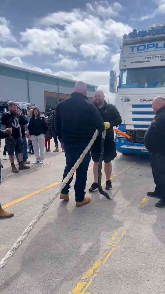 Lets pull a truck! with truckergirl