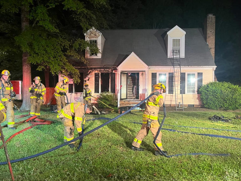 House fire breaks out while Chesterfield homeowner was asleep, fire ...