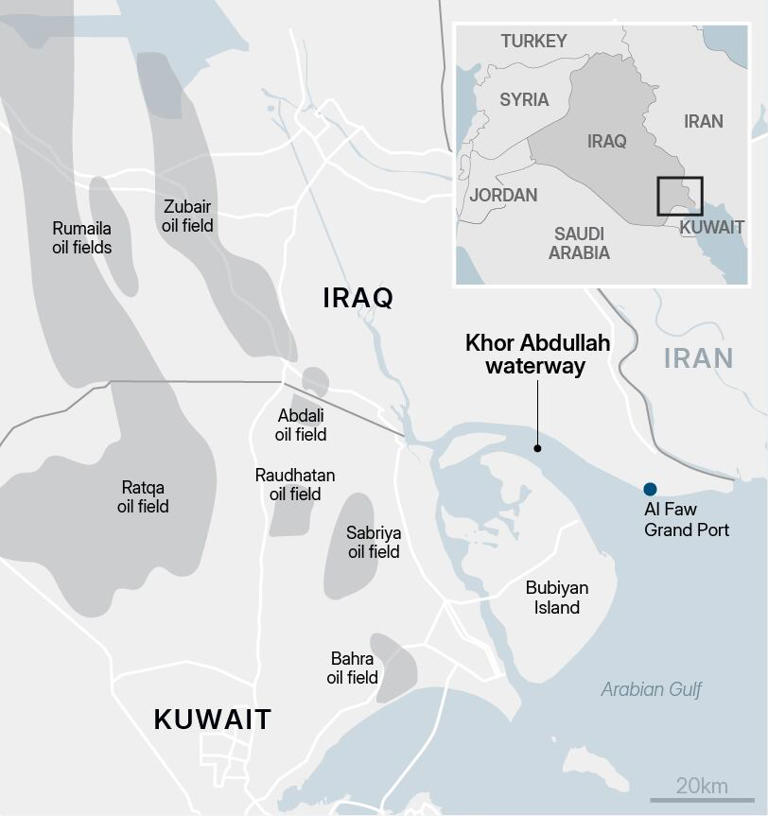 Controversy in Iraq as it moves to reinstate maritime deal with Kuwait