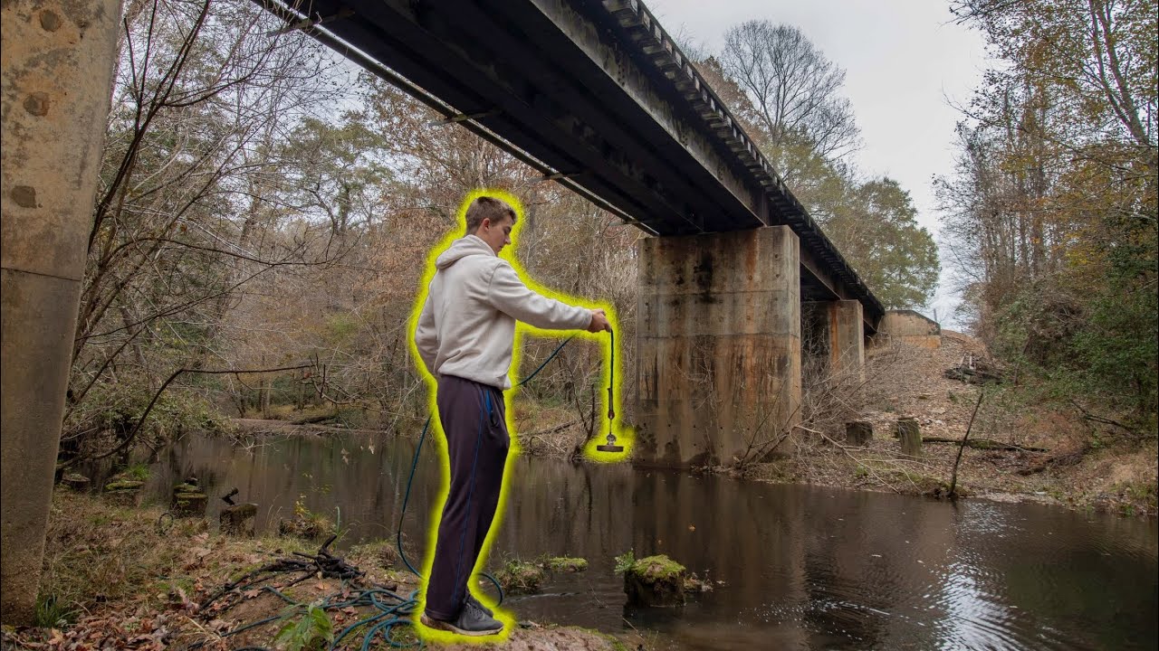 Secret Bridge Discovery! Magnet Fishing Where No One Goes