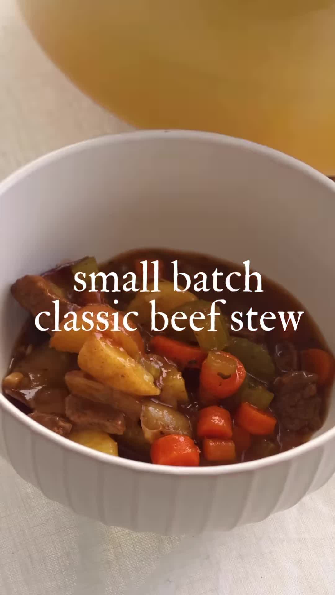 Simple and Hearty Beef Stew with Pantry Staples