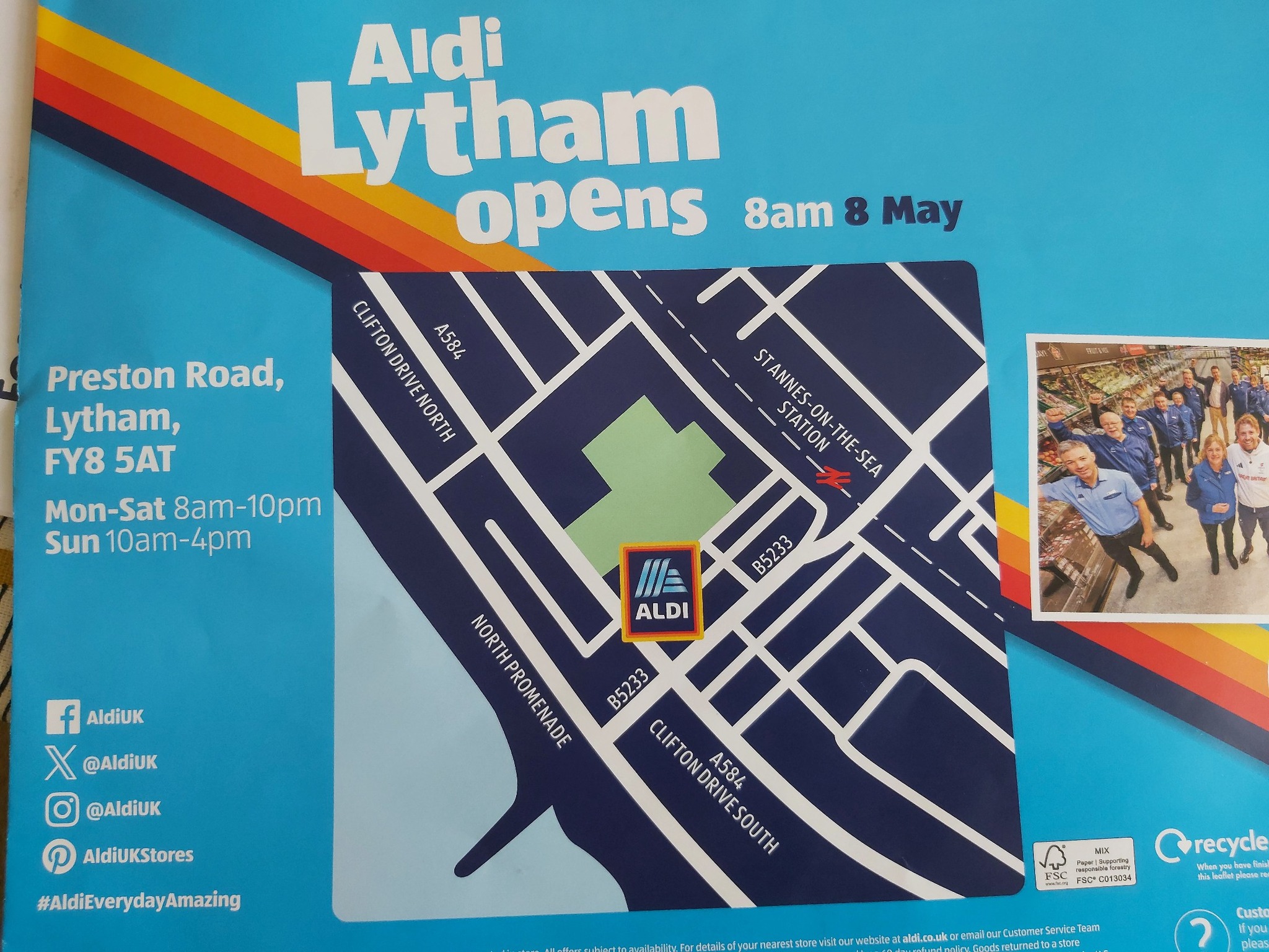 "Wrong town!" Shoppers snicker over Aldi gaffe days before new store ...