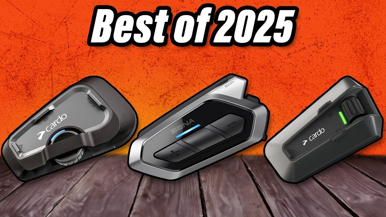 BEST Motorcycle Bluetooth Headsets 2025 - The Only 6 You Need!