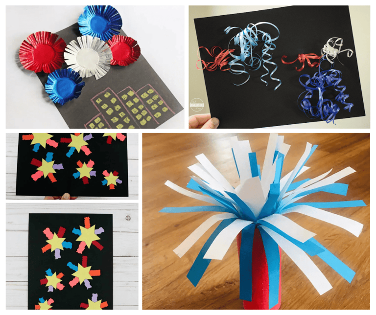 Firework Crafts for Kids to Make: Simple Patriotic Ideas