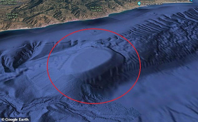 Mysterious underwater 'UFO base' spotted just 6 miles off the West Coast
