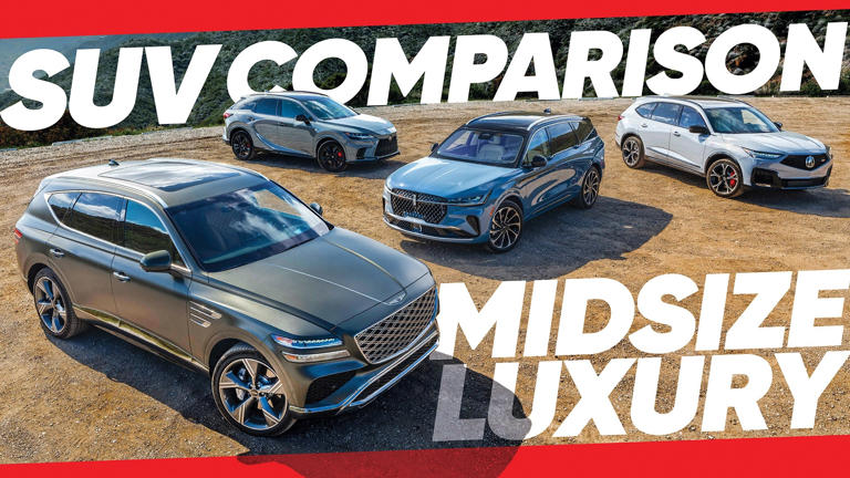 The Luxe Life: 2025 Acura MDX vs. Genesis GV80, Lexus RX, and Lincoln Nautilus