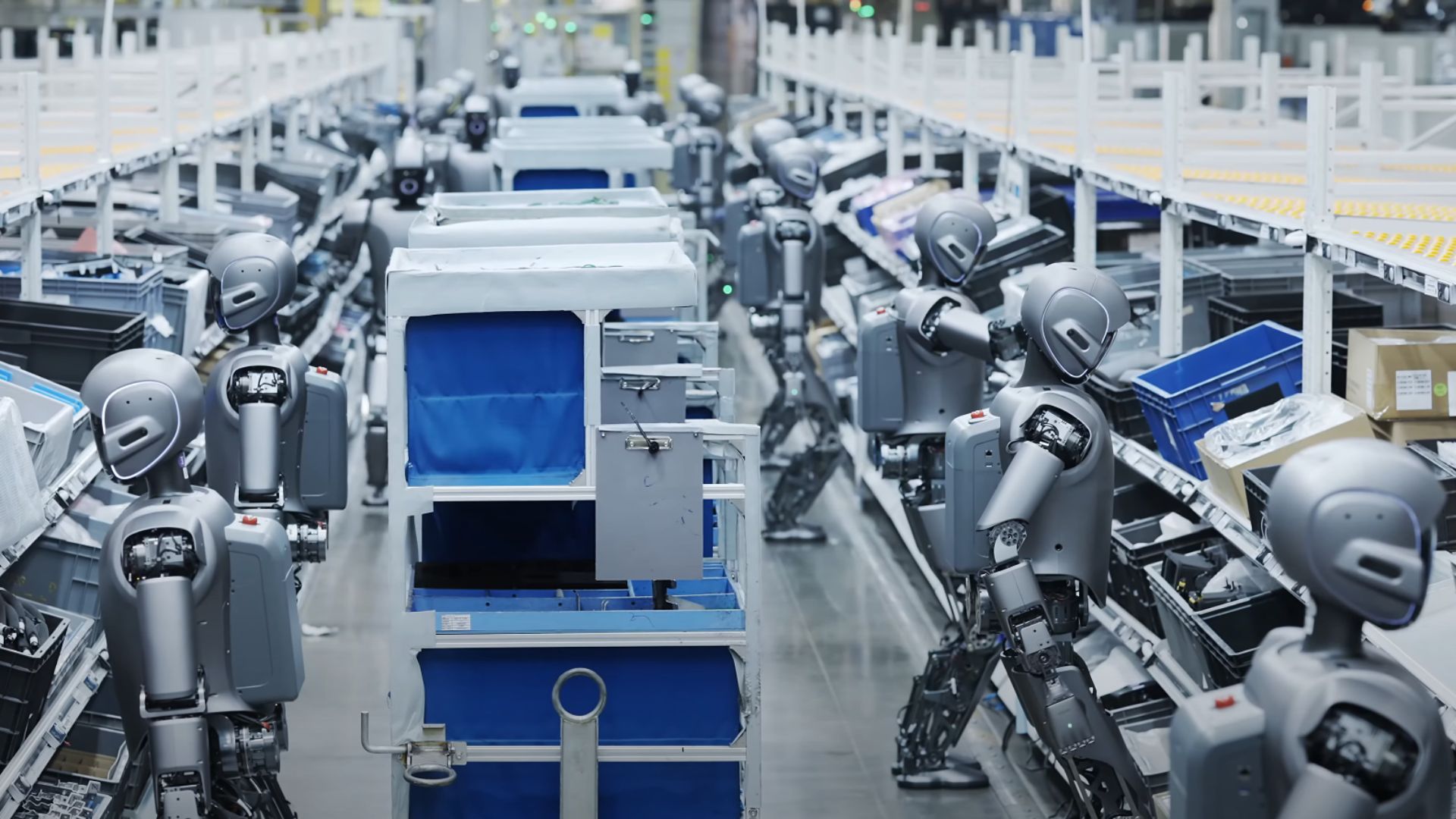 World’s first humanoid robot swarm tackles complex factory tasks at China’s car plant