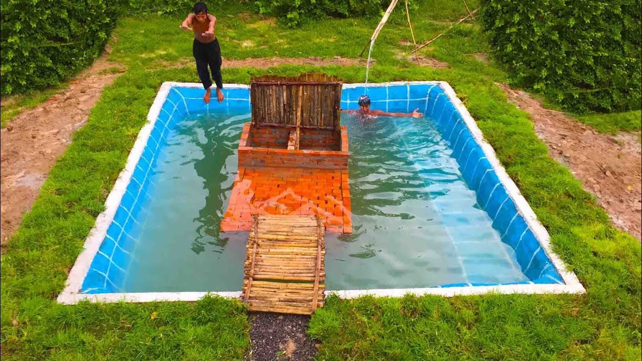 Building a Secret Home Under a Swimming Pool - Part 2
