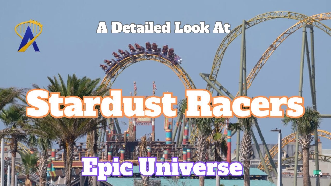 Stardust Racers Roller Coaster at Universal Epic Universe