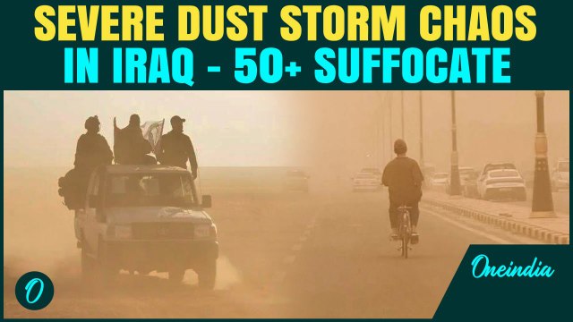 Dust Storm Engulfs Southern Iraq: Over 50 HOSPITALIZED in Basra & Najaf ...