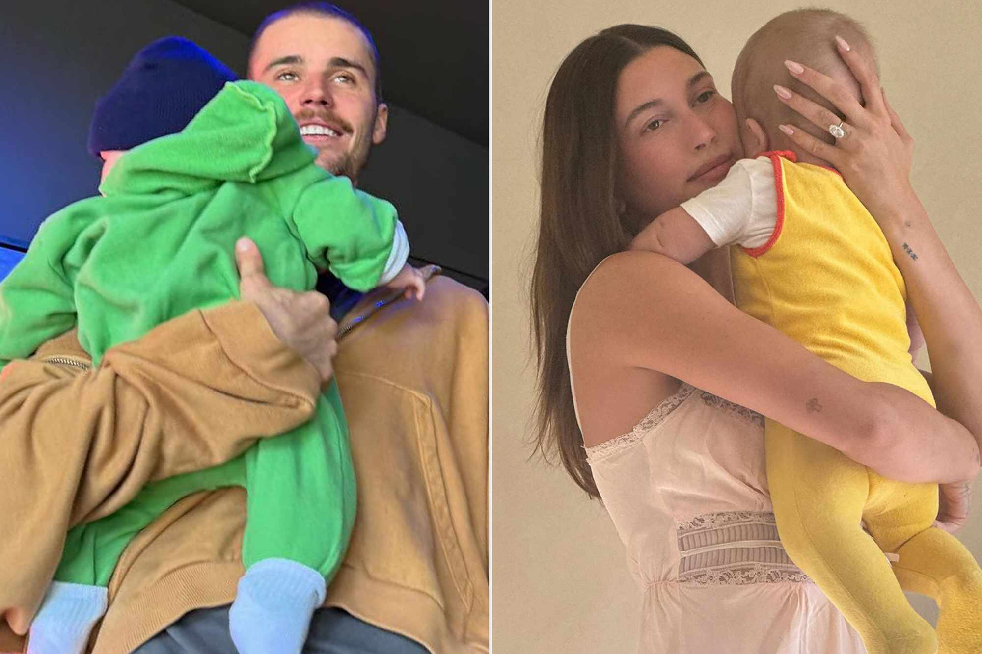 Justin Bieber Laughs as He Adorably Plays with His 10-Month-Old Son ...