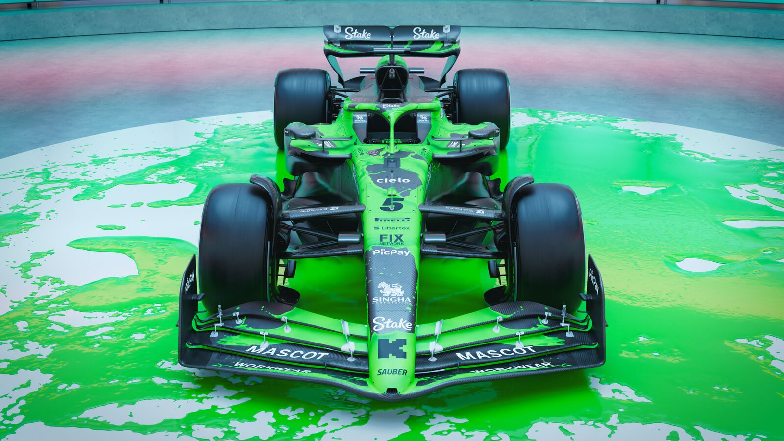 Stake F1 Team KICK Sauber Unveils Striking Art Livery For Miami Grand Prix