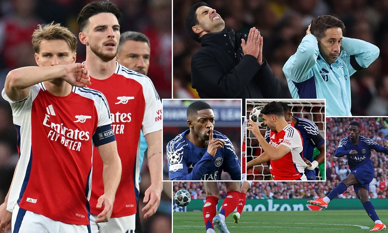 Arsenal 0-1 PSG: Ousmane Dembele strikes early as French champions win ...