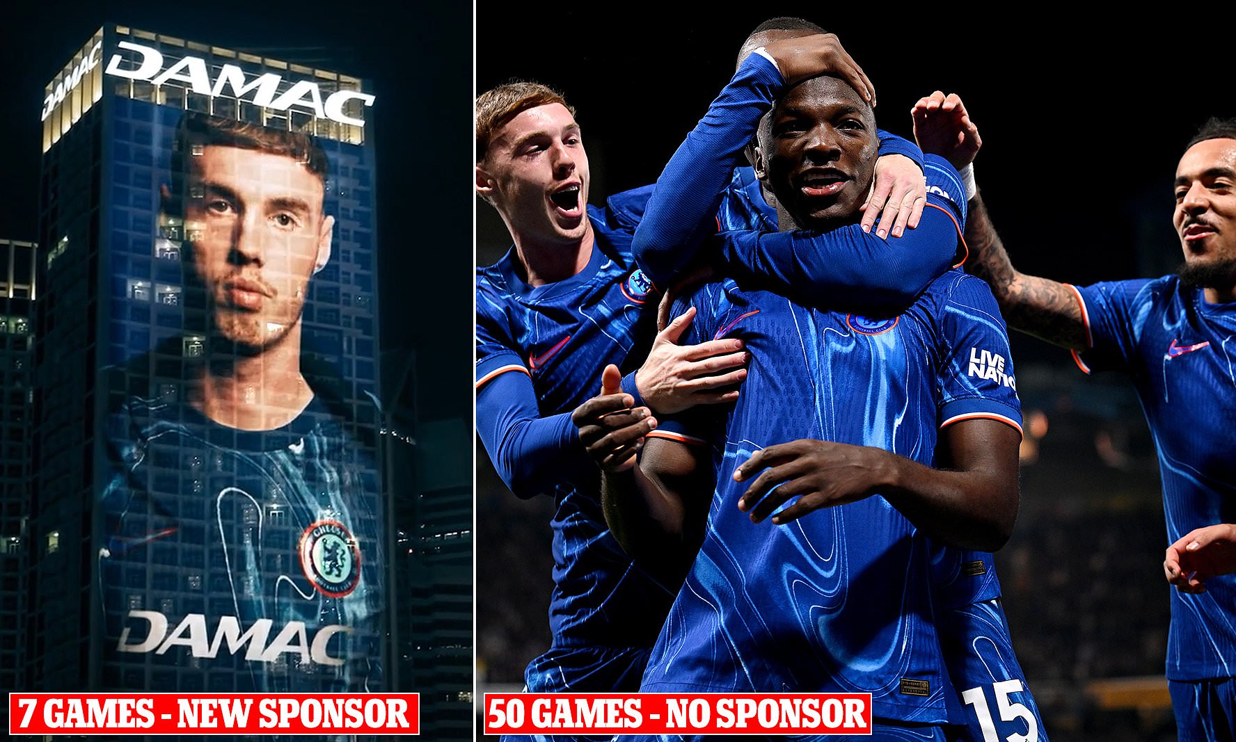 Chelsea reveal little-known company as their new shirt sponsor for just ...