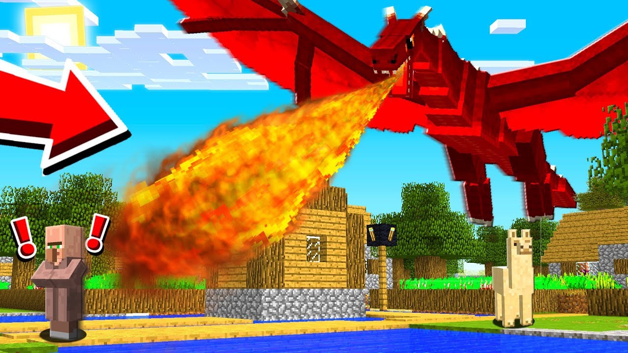 WORLD'S BIGGEST MINECRAFT DRAGON BOSS!