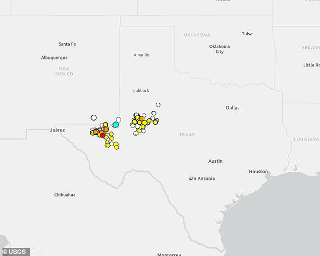 Texas rocked by earthquake swarm in less than five hours