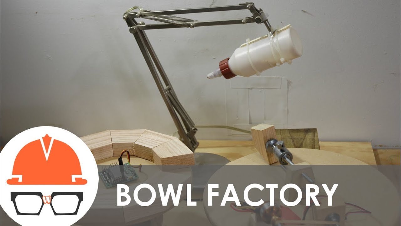 Segmented Bowl Factory - Stop Motion Woodworking