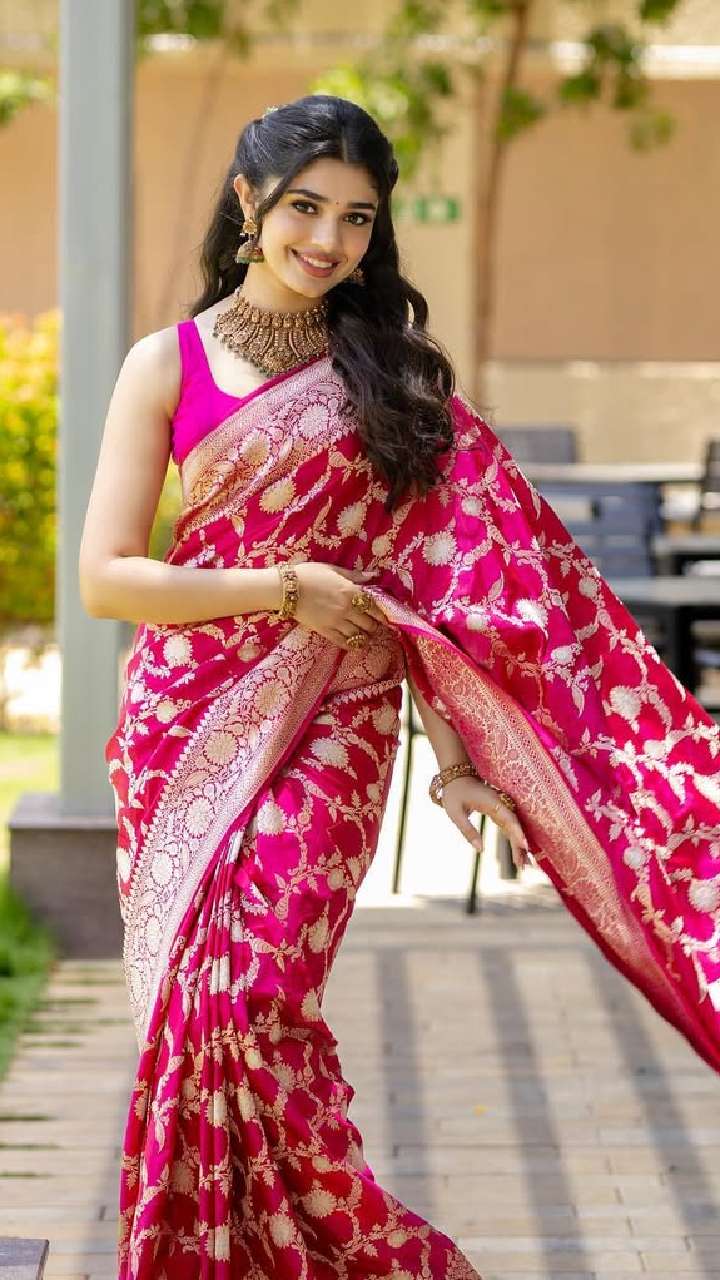 Krithi Shetty's 7 Elegant Saree Blouse Designs For Roka Ceremony!