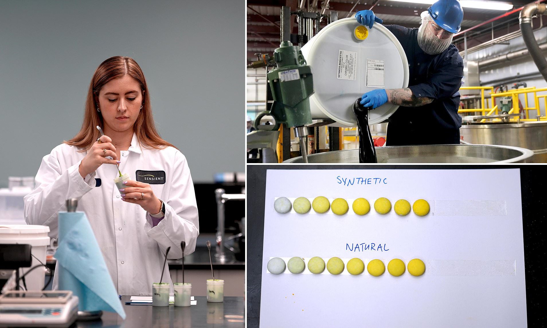 Fascinating look inside US mega factory making artificial food dyes as ...