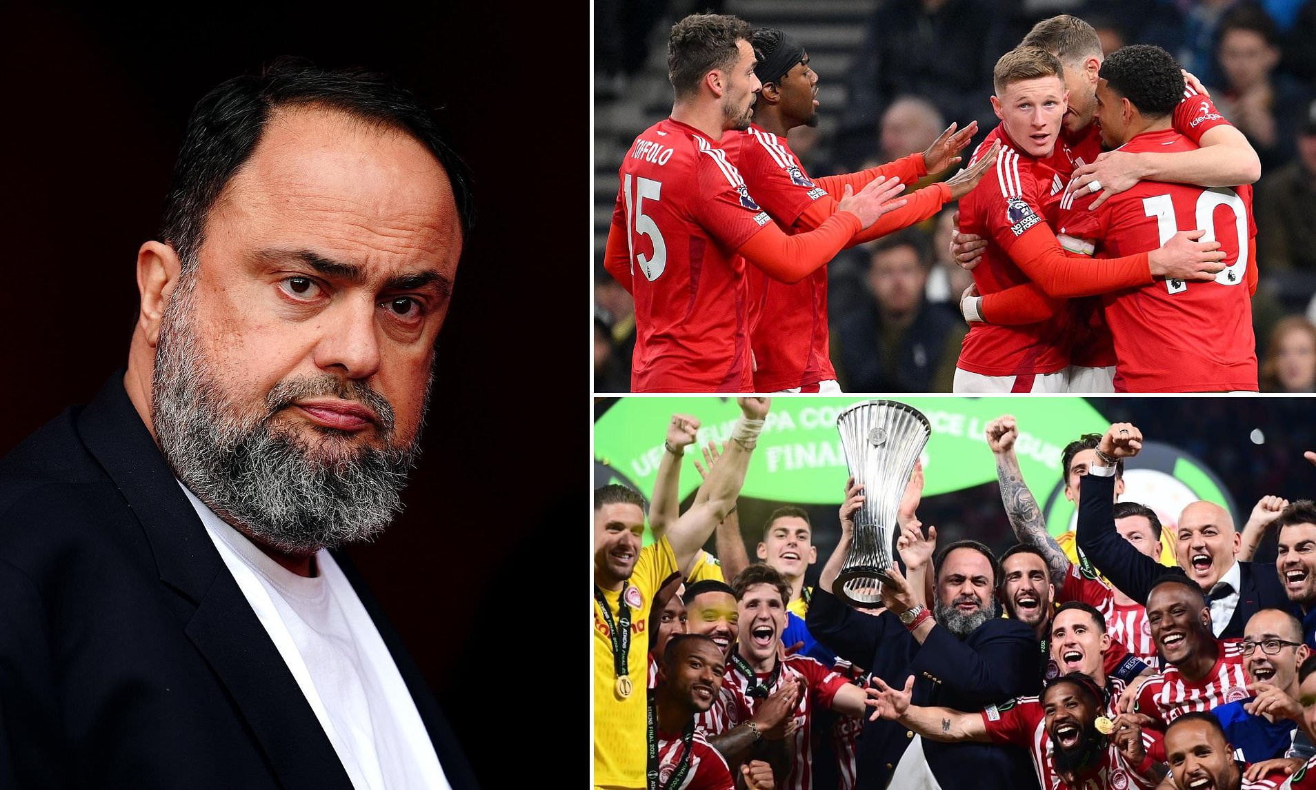 Nottingham Forest owner Evangelos Marinakis WITHDRAWS control of club ...