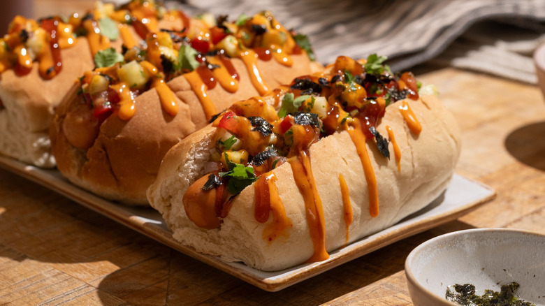 Hawaiian-Style Hot Dogs With Pineapple Relish Recipe