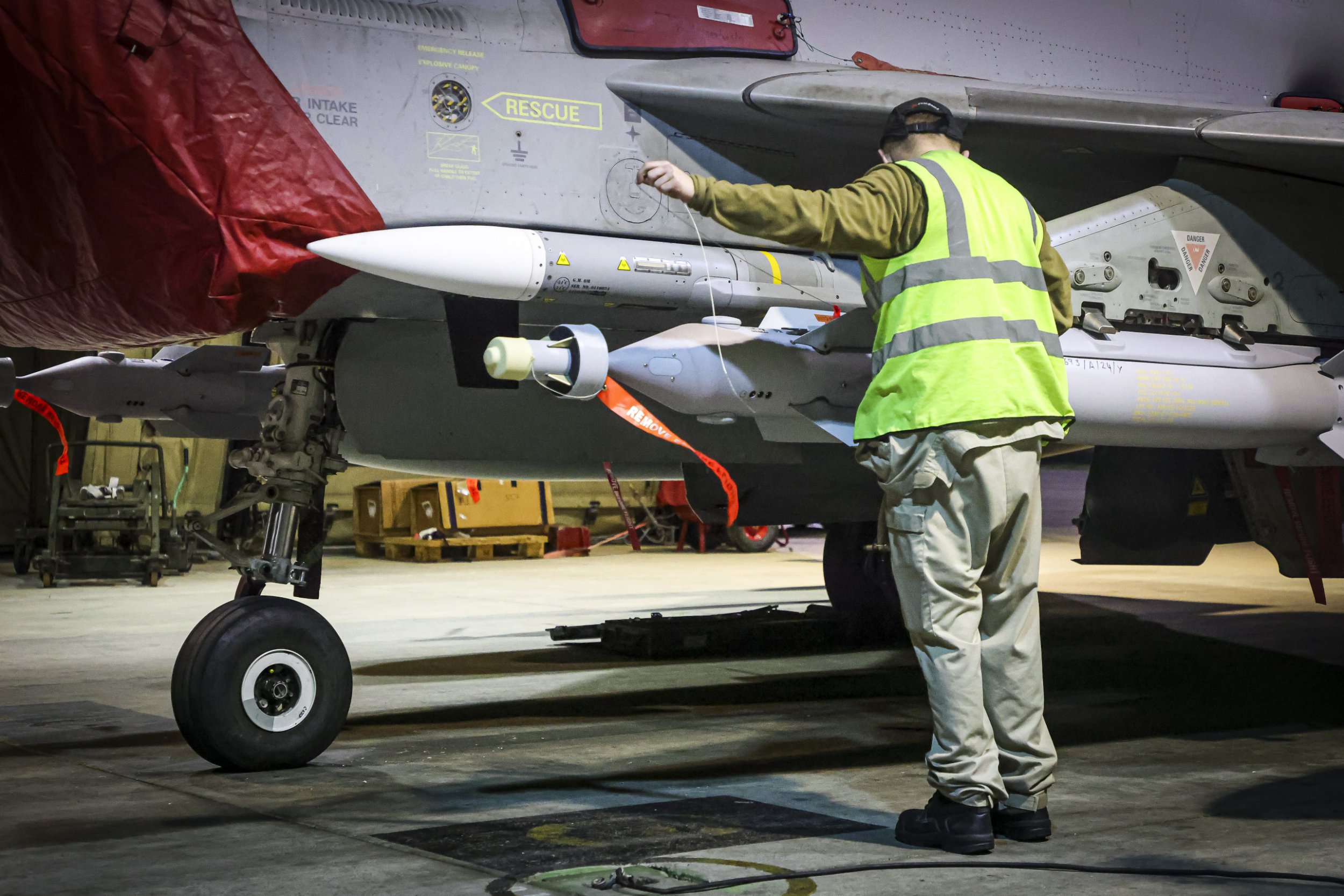 The laser-guided ‘smart’ bombs the RAF used to strike Houthis