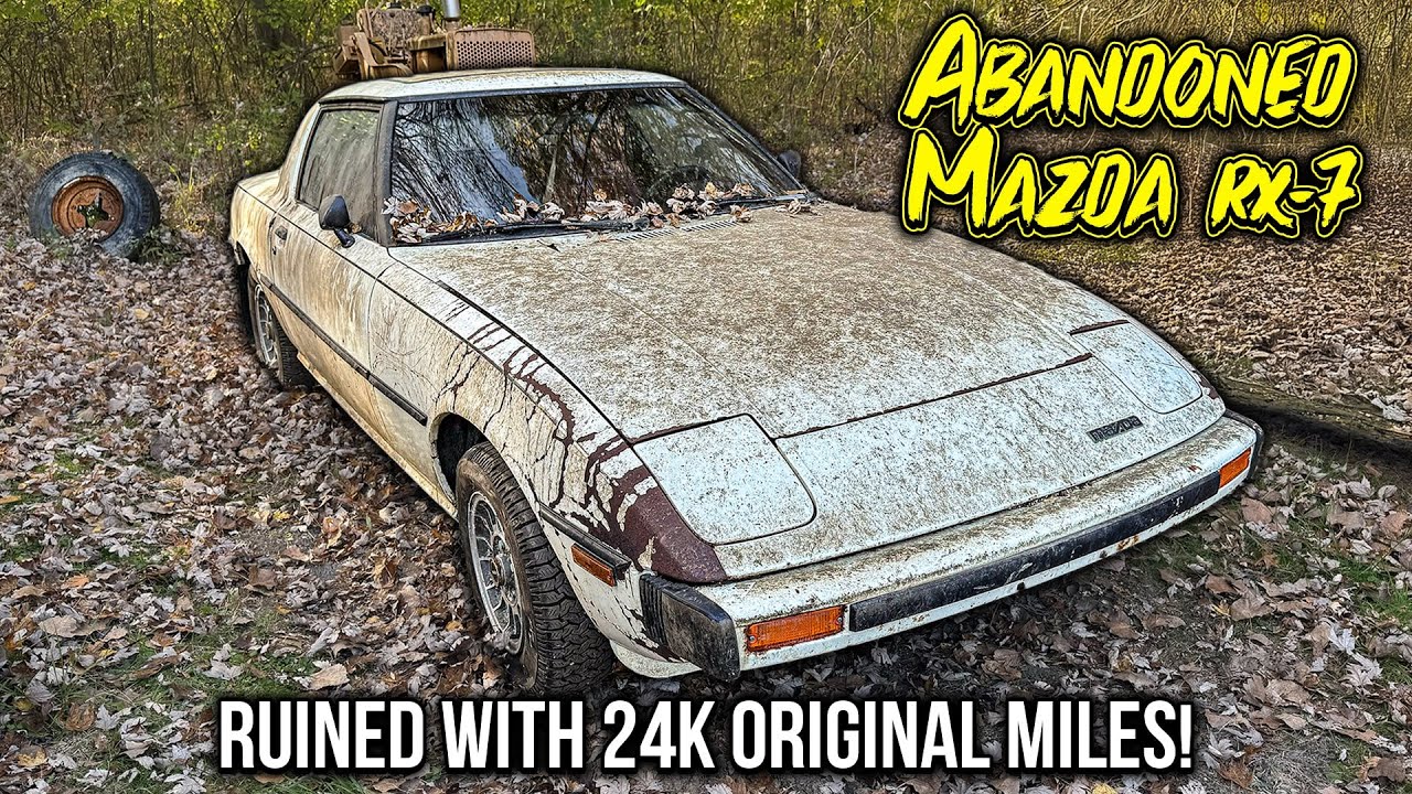 Detailing a barn find RX-7 with 24k original miles after 25 years