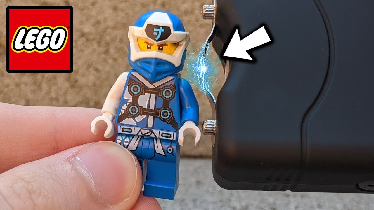 I electrocuted a LEGO Minifigure with a TASER and this is what happened ...
