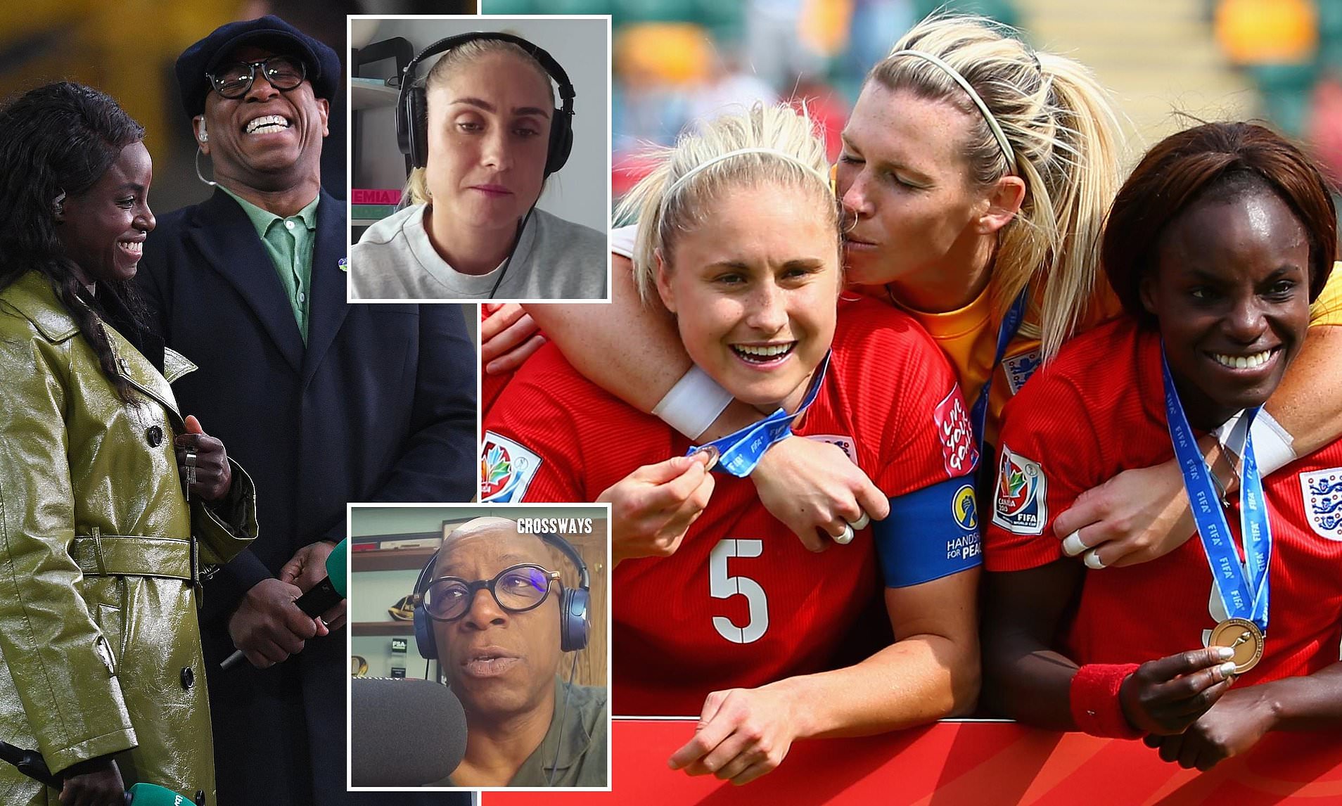 Eni Aluko's ex-England and Team GB Olympics team-mate Steph Houghton publicly speaks out to back ...
