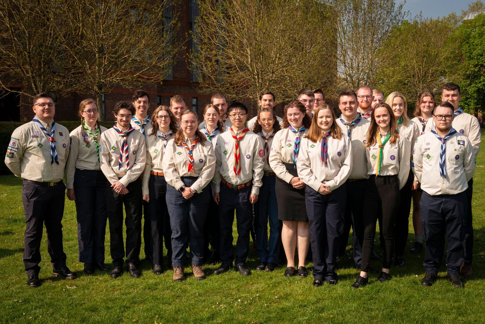 Chief Scout, Dwayne Fields congratulates Scouts from West Lancashire on ...