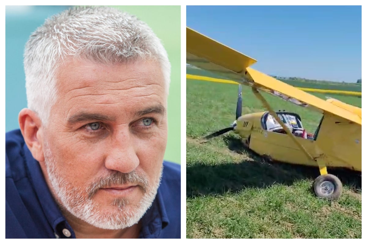Paul Hollywood rescues pilot after plane 'drops' out the sky in crash