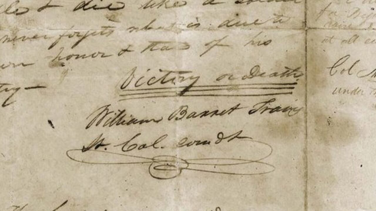 Historic 1836 ‘Victory or Death’ letter closer to permanent return to Alamo