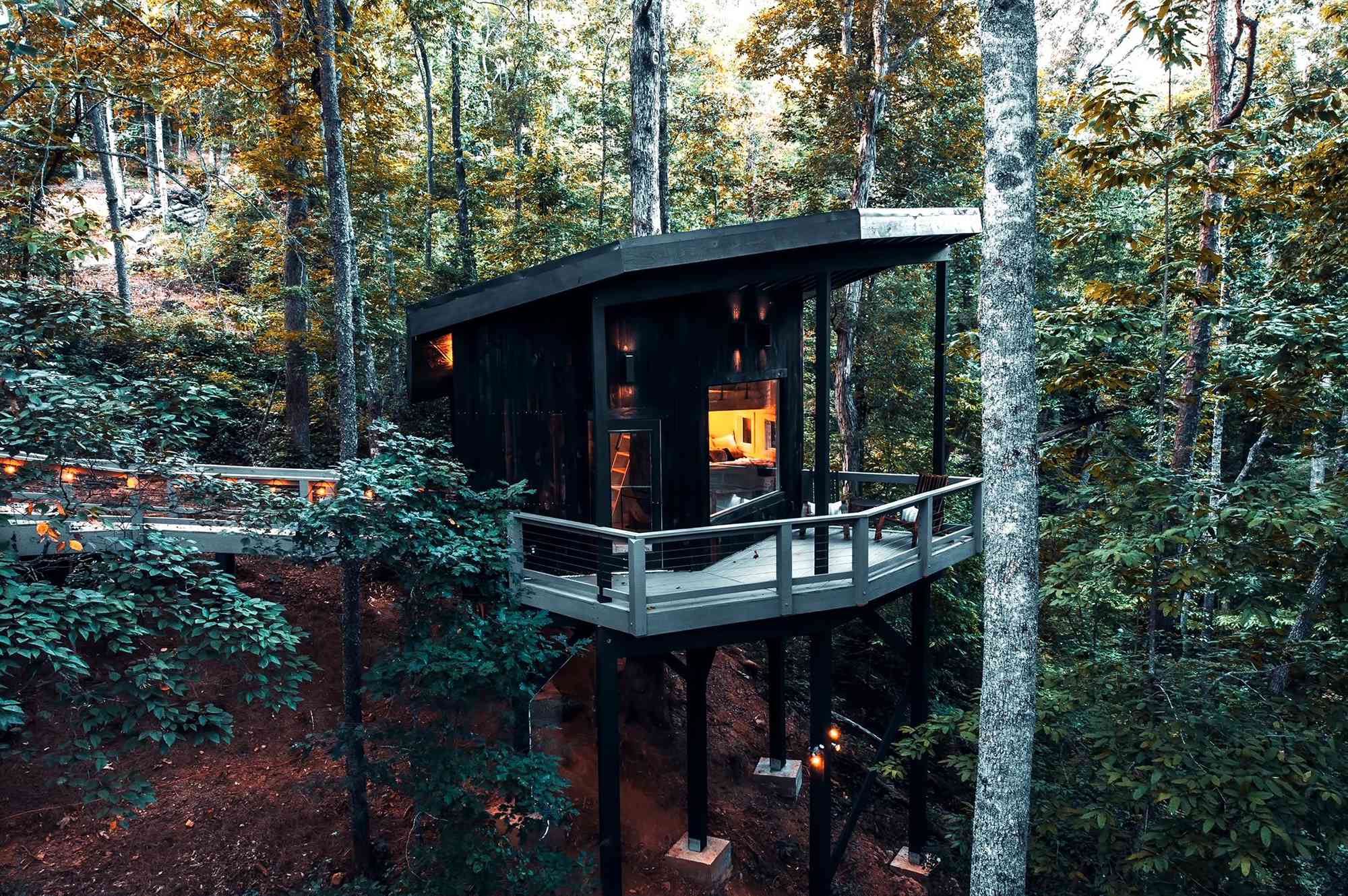 This Tree House Stay in the U.S. South Has Stunning Forest Views ...